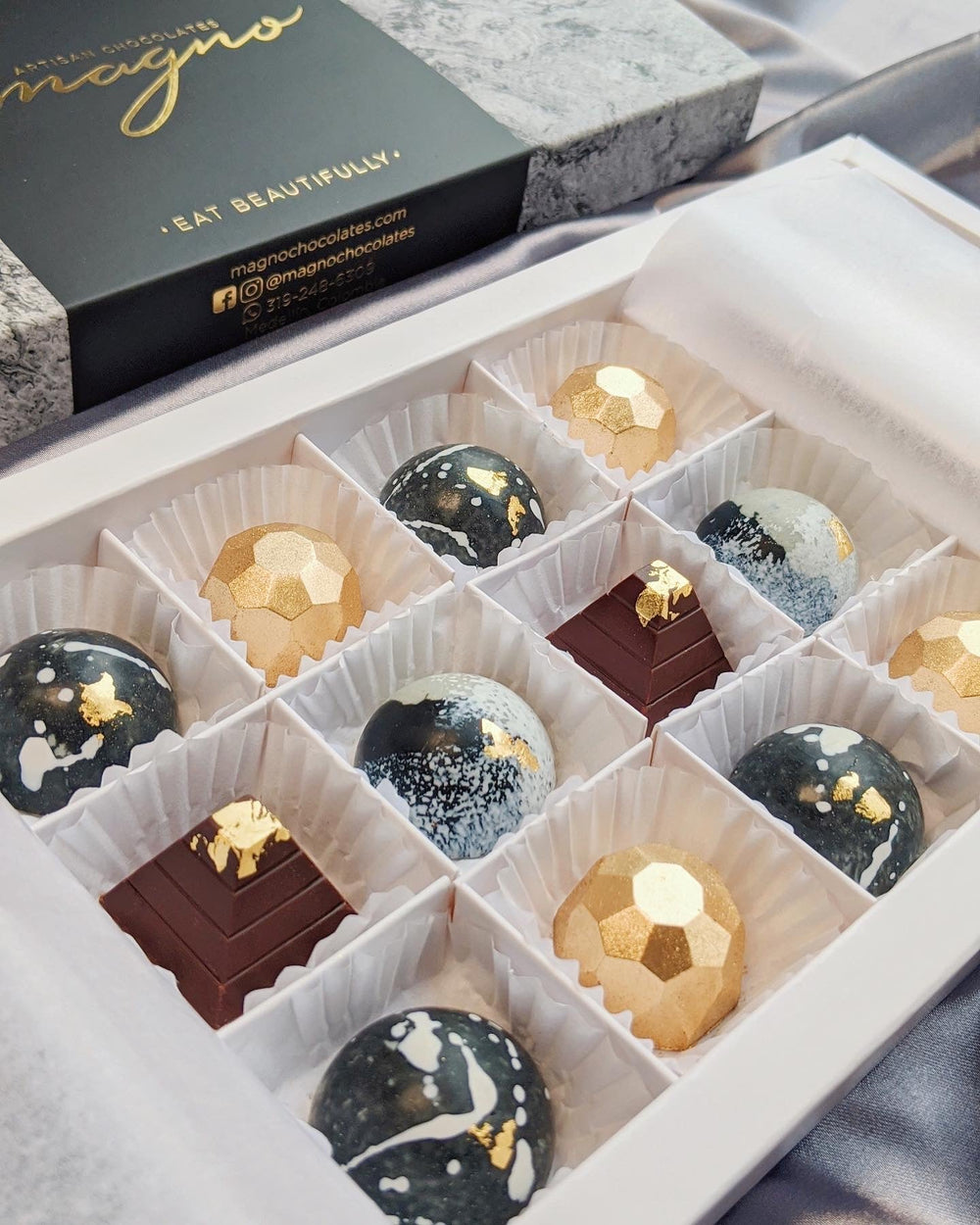 Magno Chocolates | Chocolates Decorados Con Oro – Magno chocolates