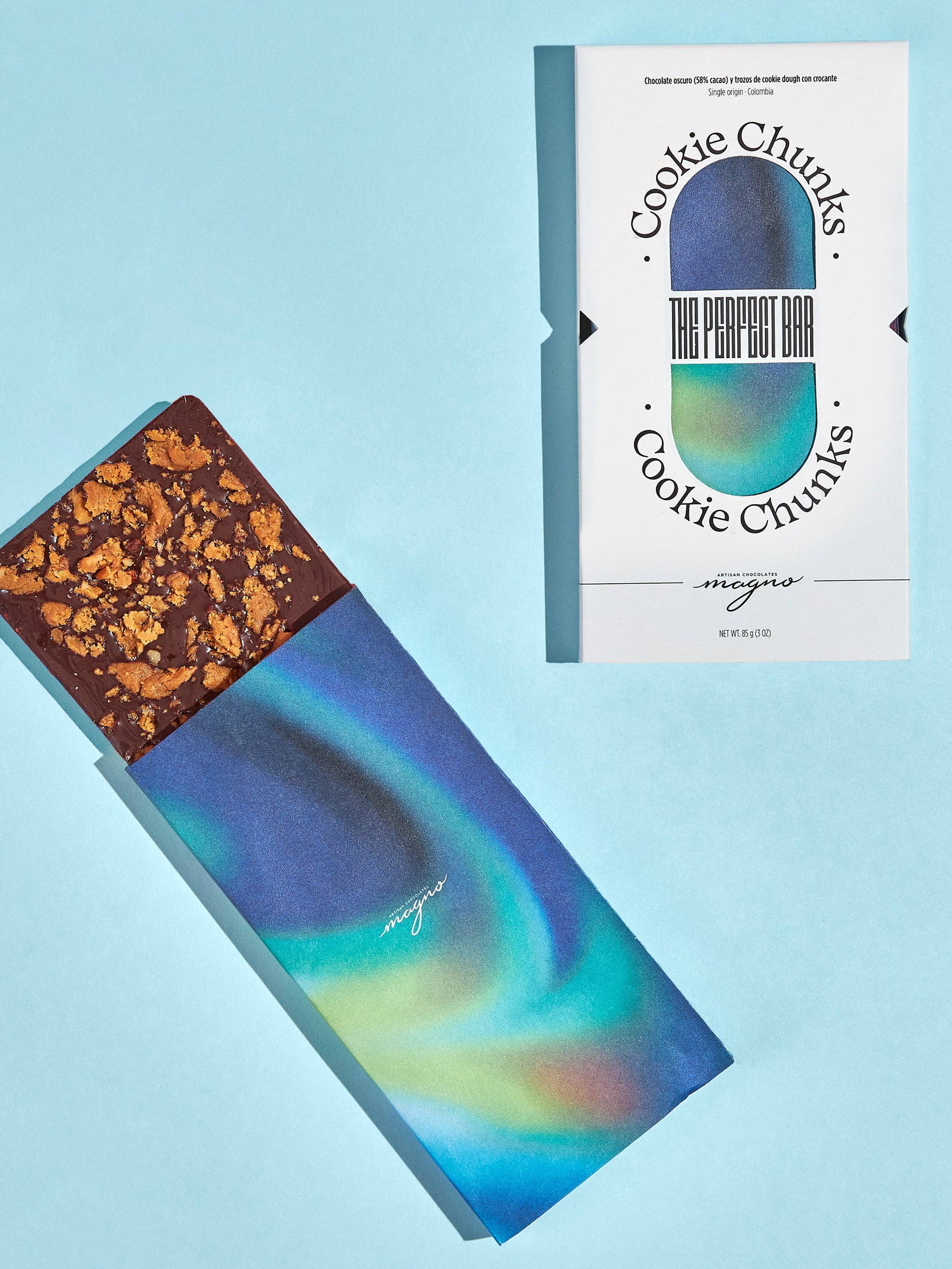 Cookie Chunks | Barra de Chocolate Semi Oscuro – Magno chocolates